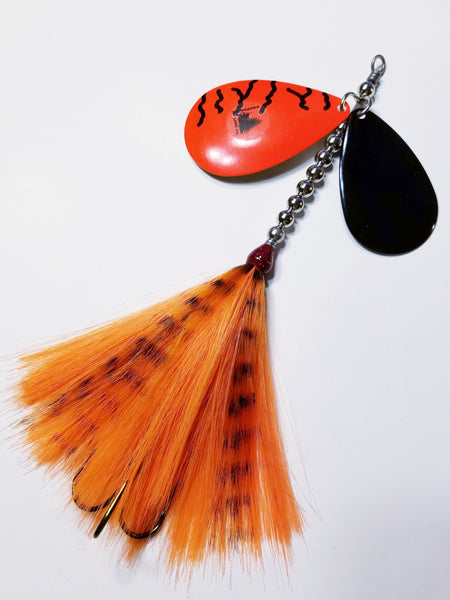 The Knocker, 10/9 stagger, Muskie/Pike Bucktail – Sasquatch Lure Co.